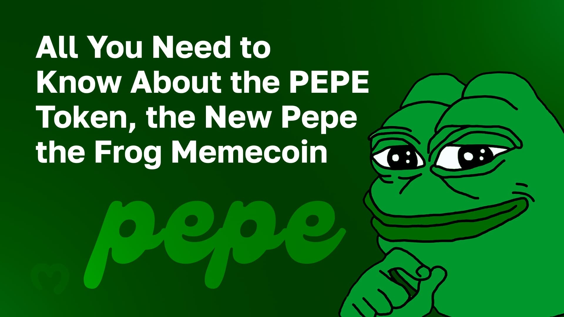 Pepe Origins Memes All You Need To Know About The PEPE Token, The New