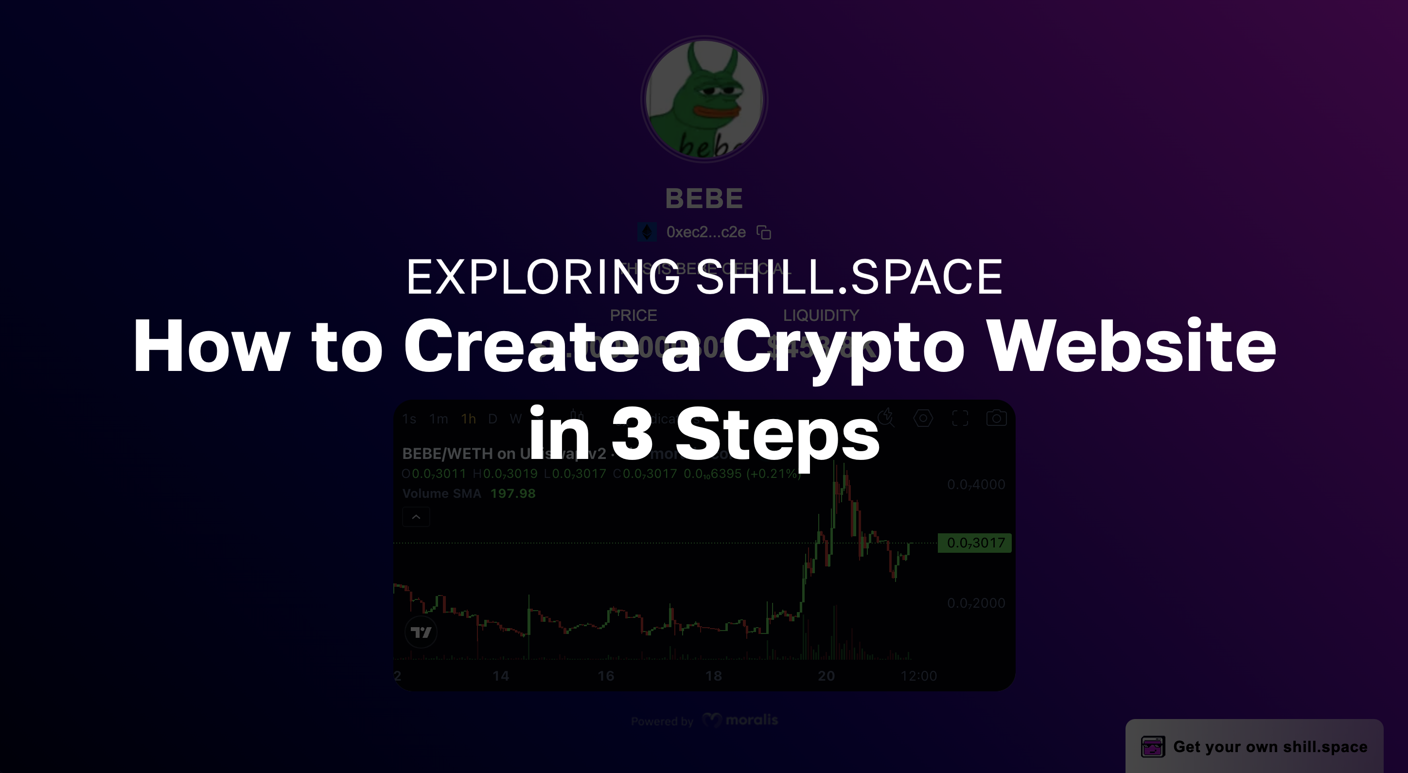 Exploring shill.space - How to Create a Crypto Website in 3 Steps Exploring shill.space - How to Create a Crypto Website in 3 Steps